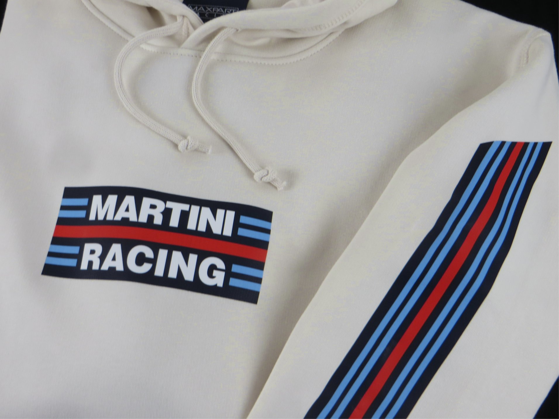 MAXPART RACING | MARTINI RACING Hoodie core logo cream | Rennbekleidung ...